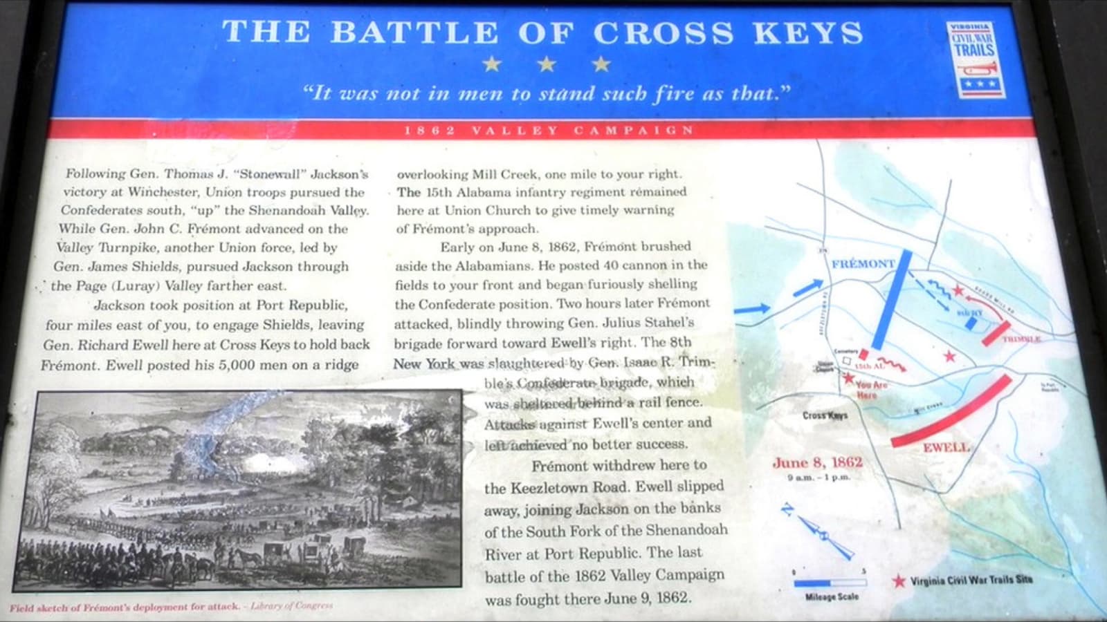 Cross Keys Battle: Unraveling History